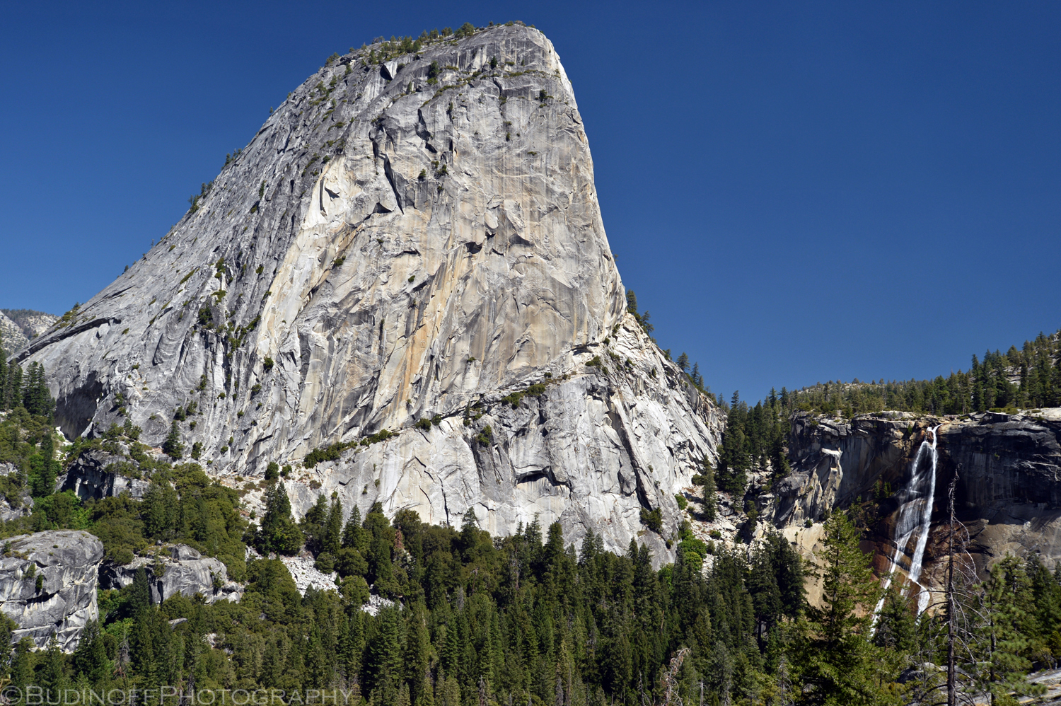 Budinoff Photography | Liberty Cap Dwarfs Nevada Fall - Budinoff ...